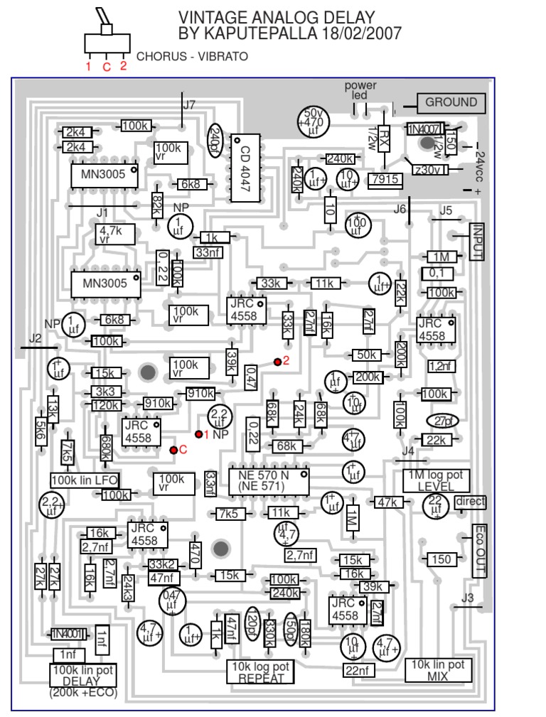 Analog Delay Layout | PDF