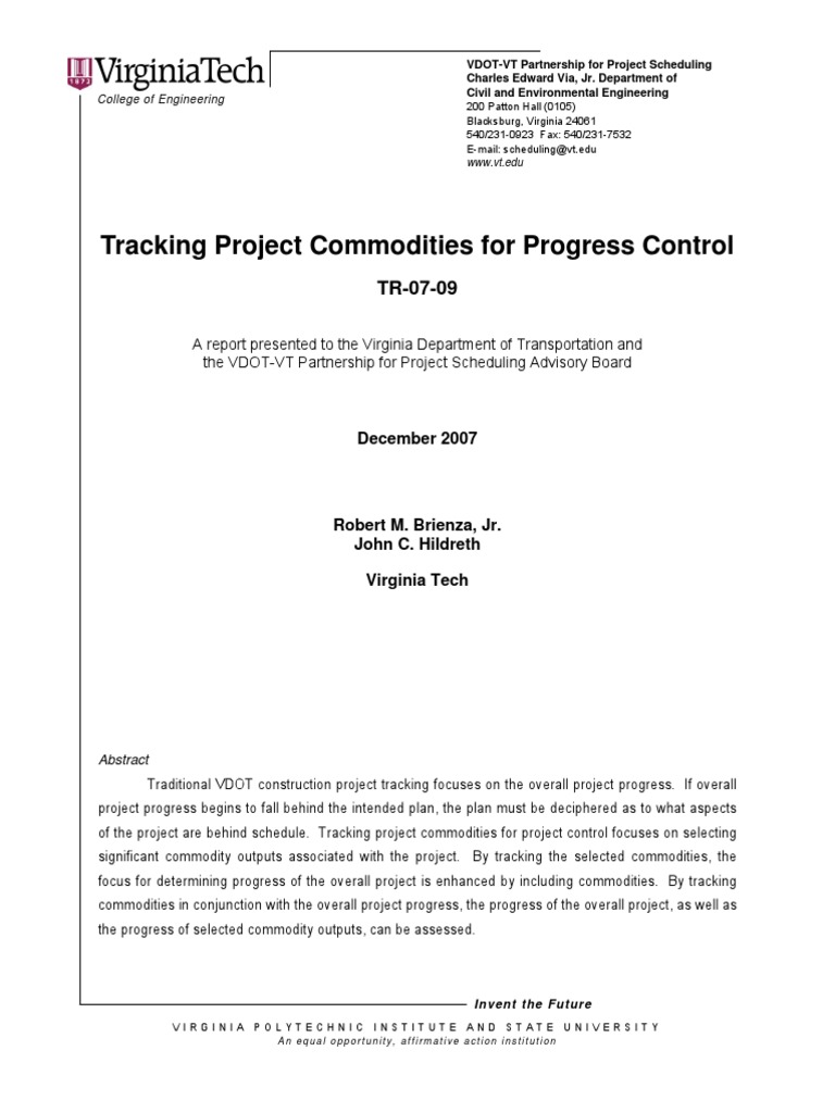 0709 Commodity Tracking | PDF | Project Management | Deep Foundation