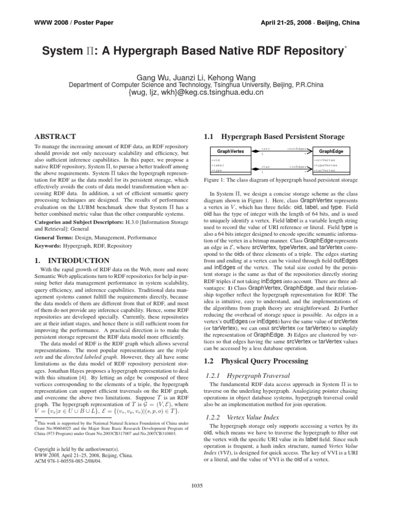 System | PDF | Resource Description Framework | Database Index