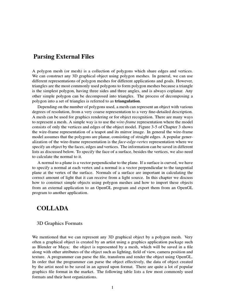 Collada Format | PDF | Xml | Xml Schema