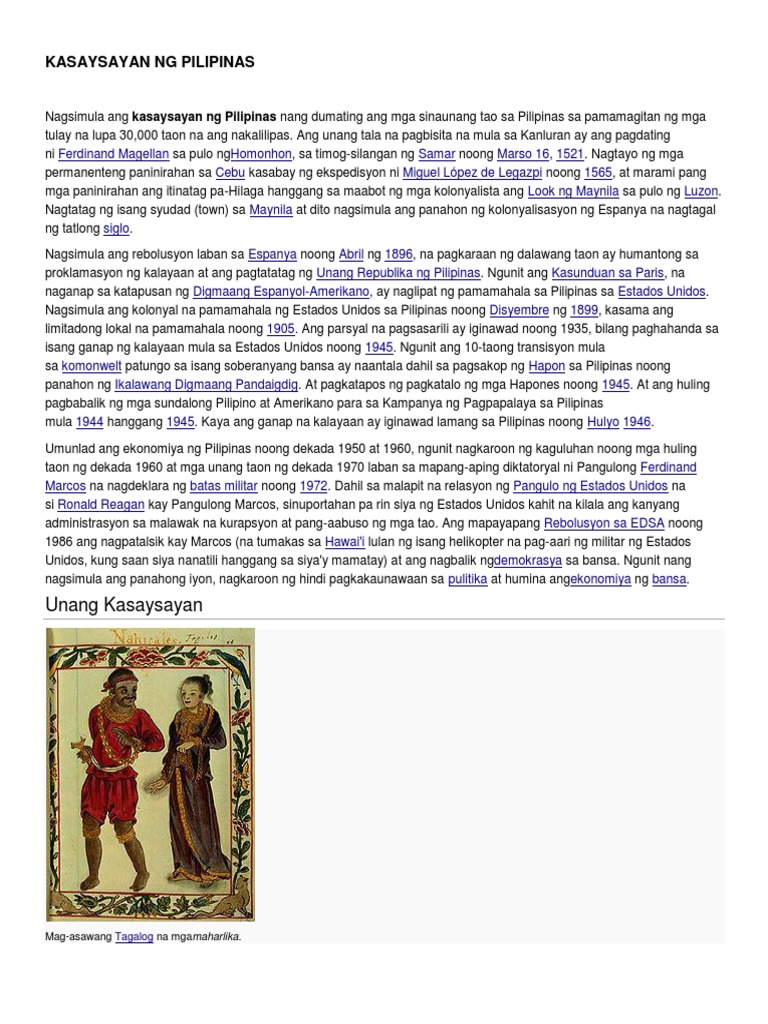 Kasaysayan NG Pilipinas | PDF