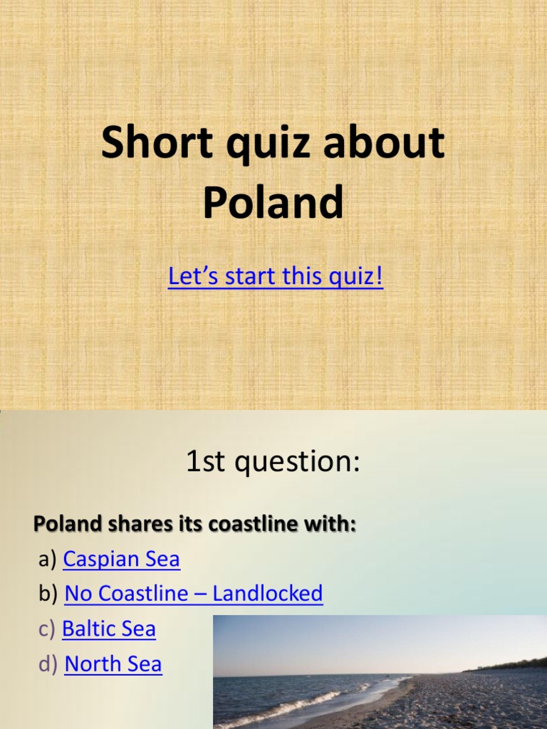 Short Quiz About Poland | PDF