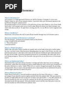 Insurance Commission Exam Reviewer | PDF | Life Insurance | Insurance