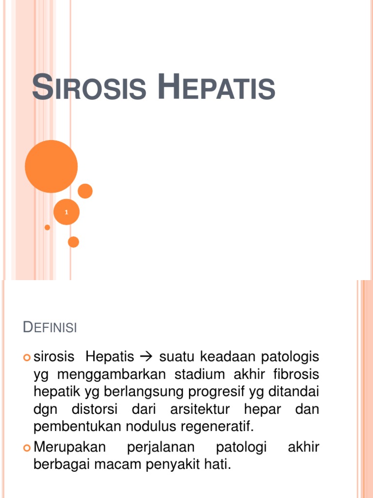 Tutorial Sirosis | PDF