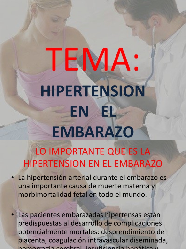 Hipertension en El Embarazo | PDF | Hipertensión | El embarazo