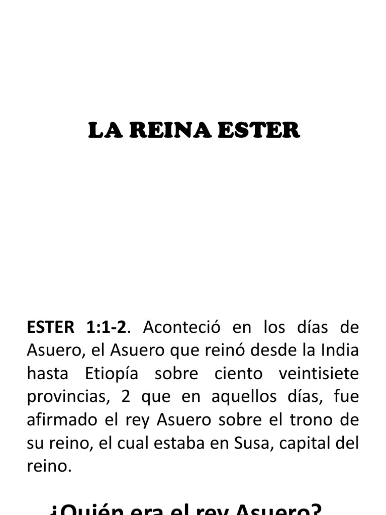 El Banquete de Asuero y Vasti | PDF | David | Saulo