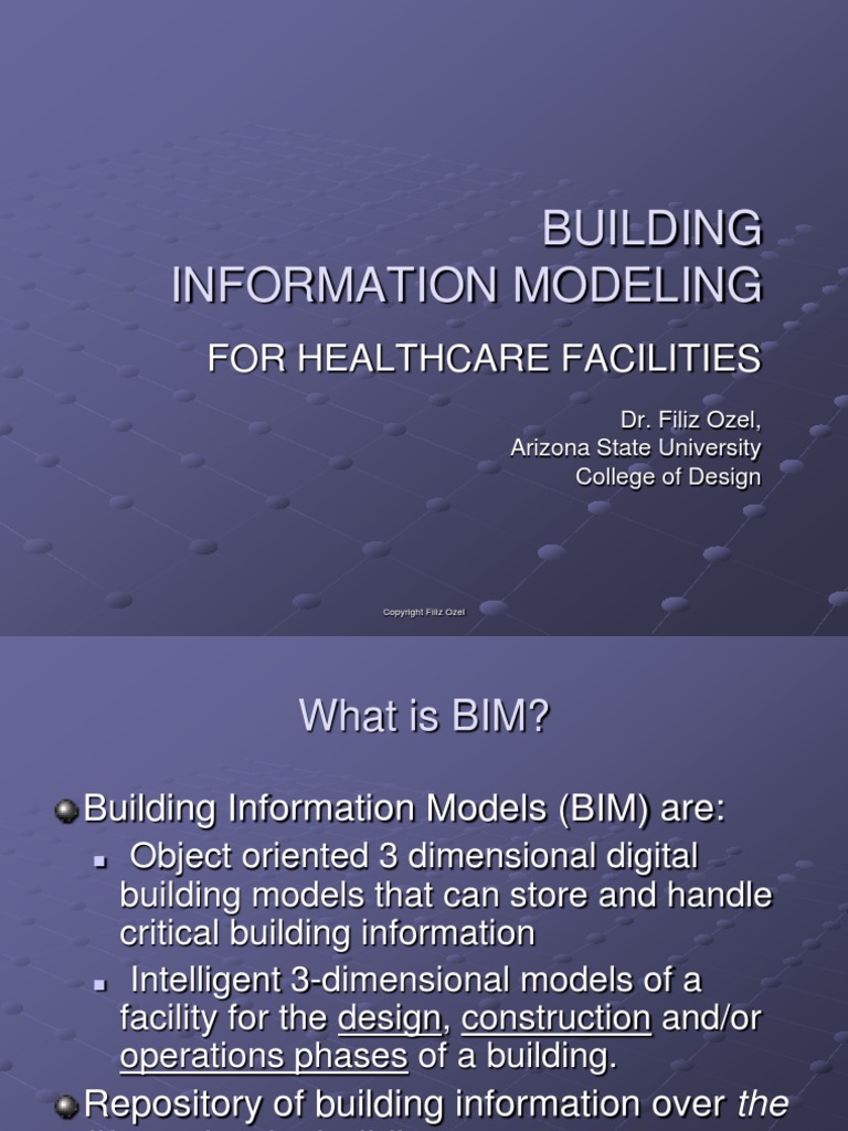 BIM For Healthcare Design | PDF | Building Information Modeling | Design
