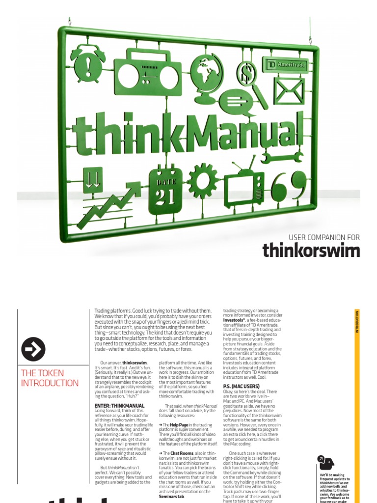 Think or Swim Manual | Order (Exchange) | Financial Markets