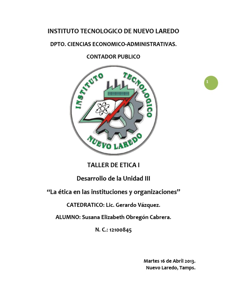 ITNL | PDF | Institución | Comportamiento