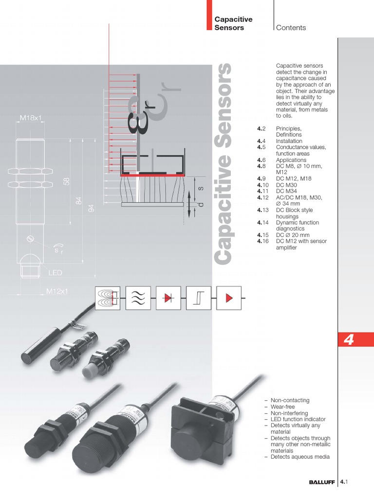 BCS - Capacitive Sensors | PDF | Capacitor | Dielectric