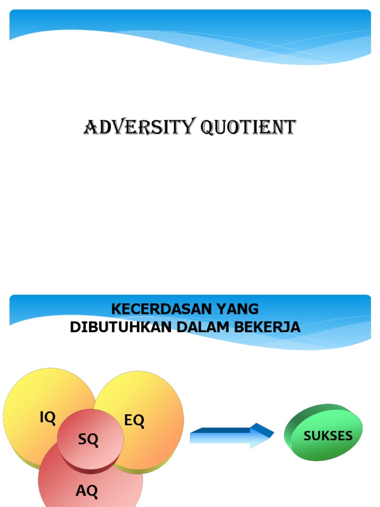 Adversity Quotient | PDF