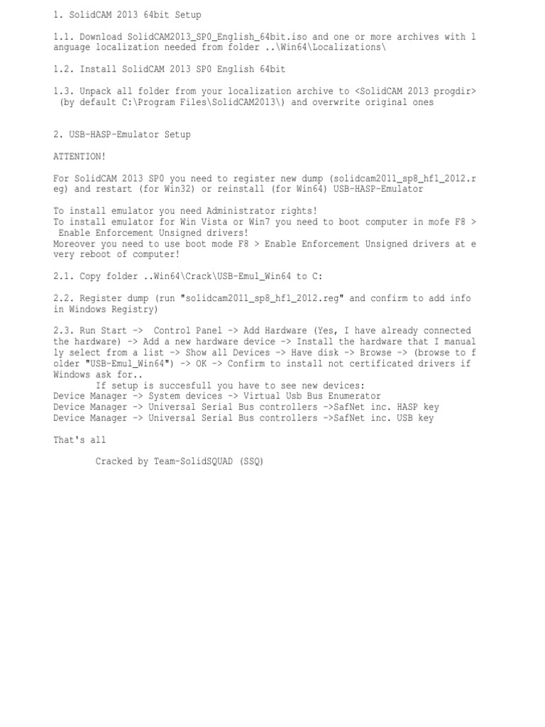 Readme 64bit | PDF | Usb | Device Driver