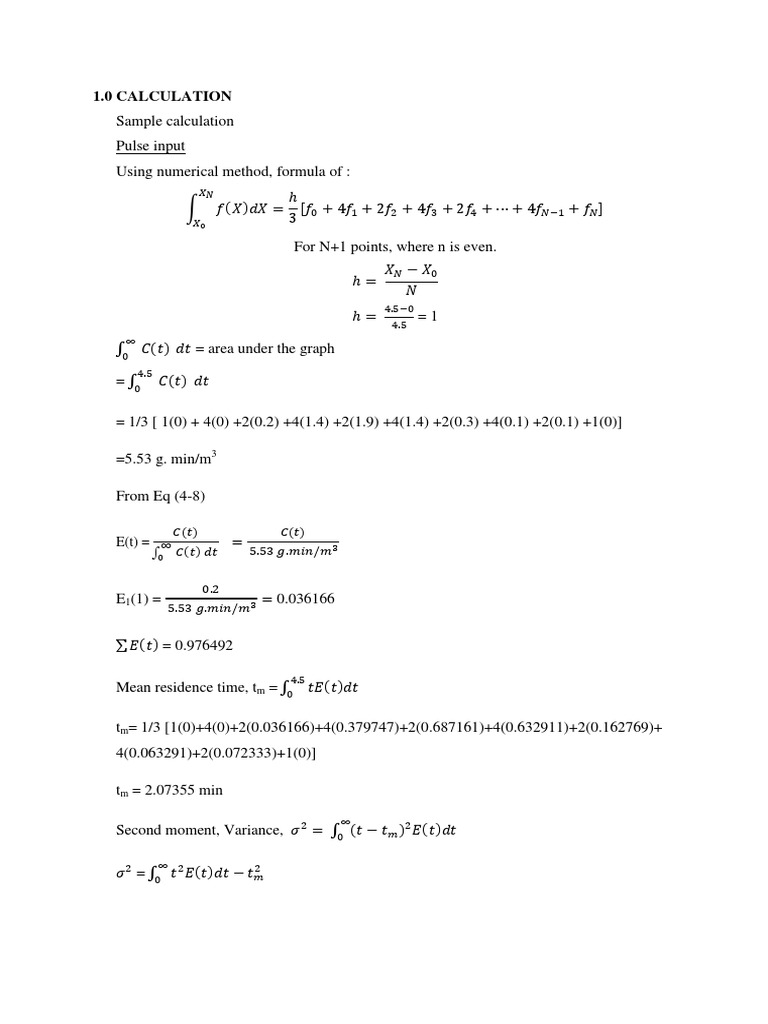 Calculation | PDF