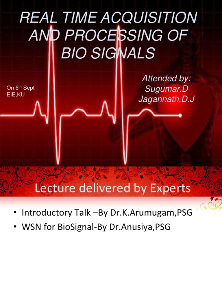 Real-Time Bio Signal Processing Techniques | PDF | Science & Mathematics