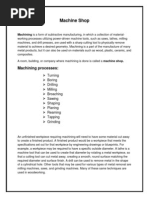 Chapter 1 Introduction To Mechanical Workshop | PDF | Safety | Machining