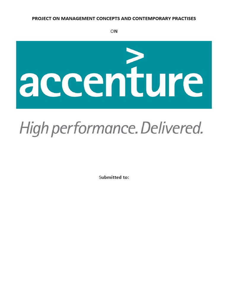 Project MCCP | PDF | Accenture | Strategic Management
