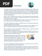 Christopher Columbus Biography Worksheet PDF | PDF | New World | Christopher Columbus