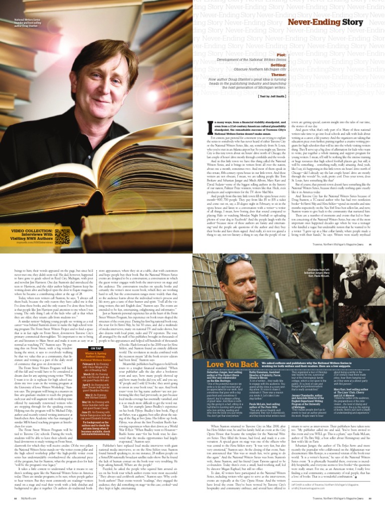 Traverse Magazine Article 1-12 | PDF
