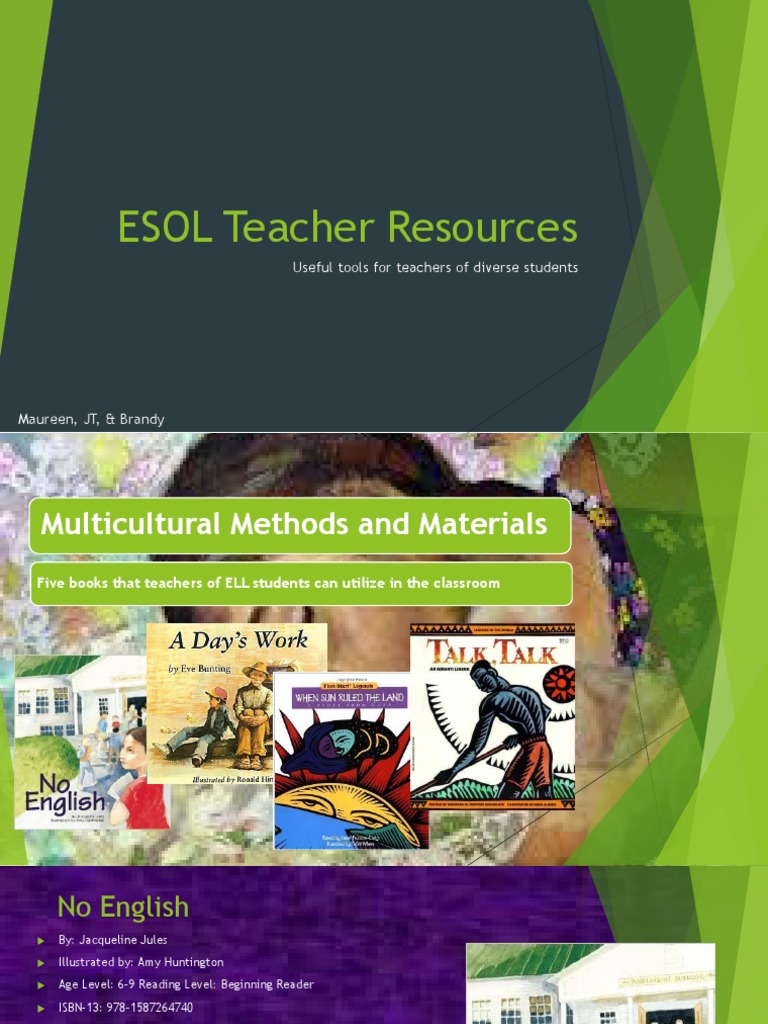 Esol Teacher Resources | PDF | English As A Second Or Foreign Language ...