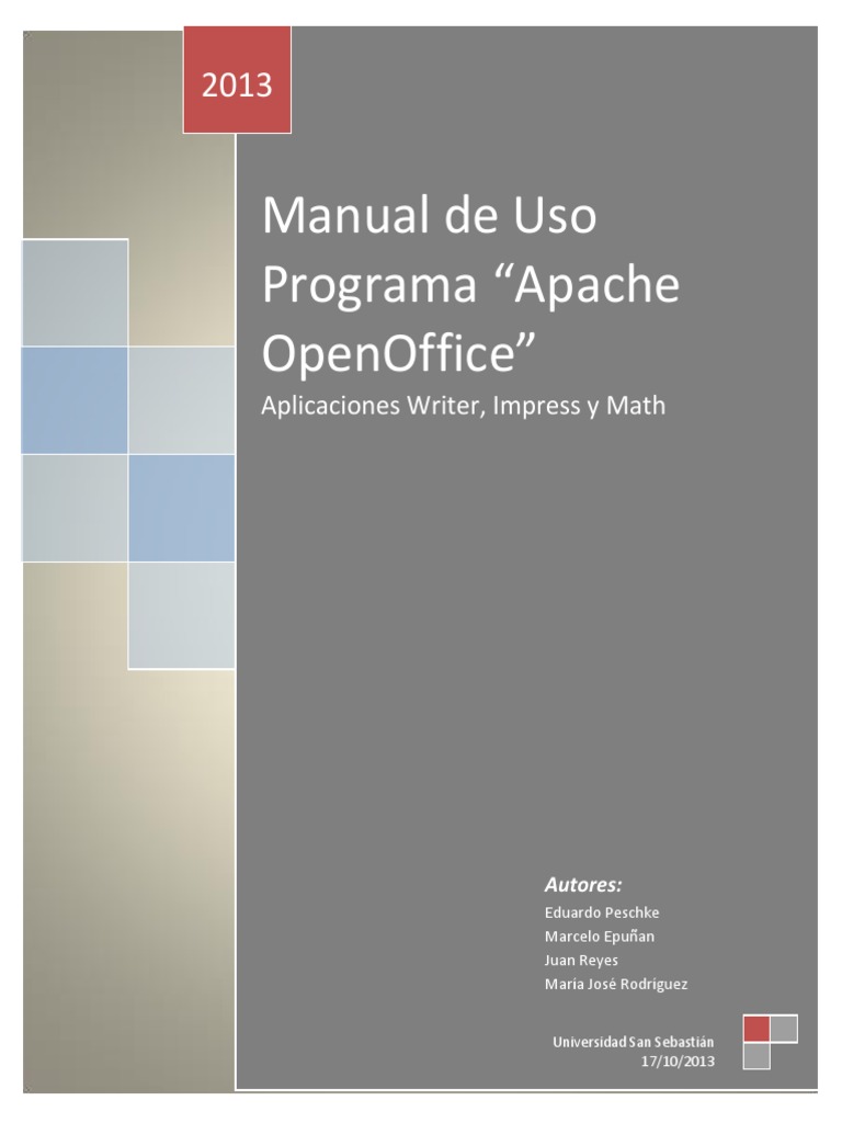 Inicio A Programa OpenOffice | PDF | Ventana (informática) | Archivo de ...