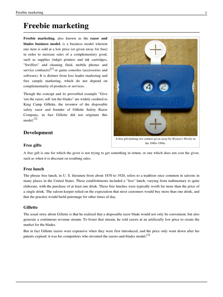 Freebie Marketing | PDF | Marketing | Business (General)