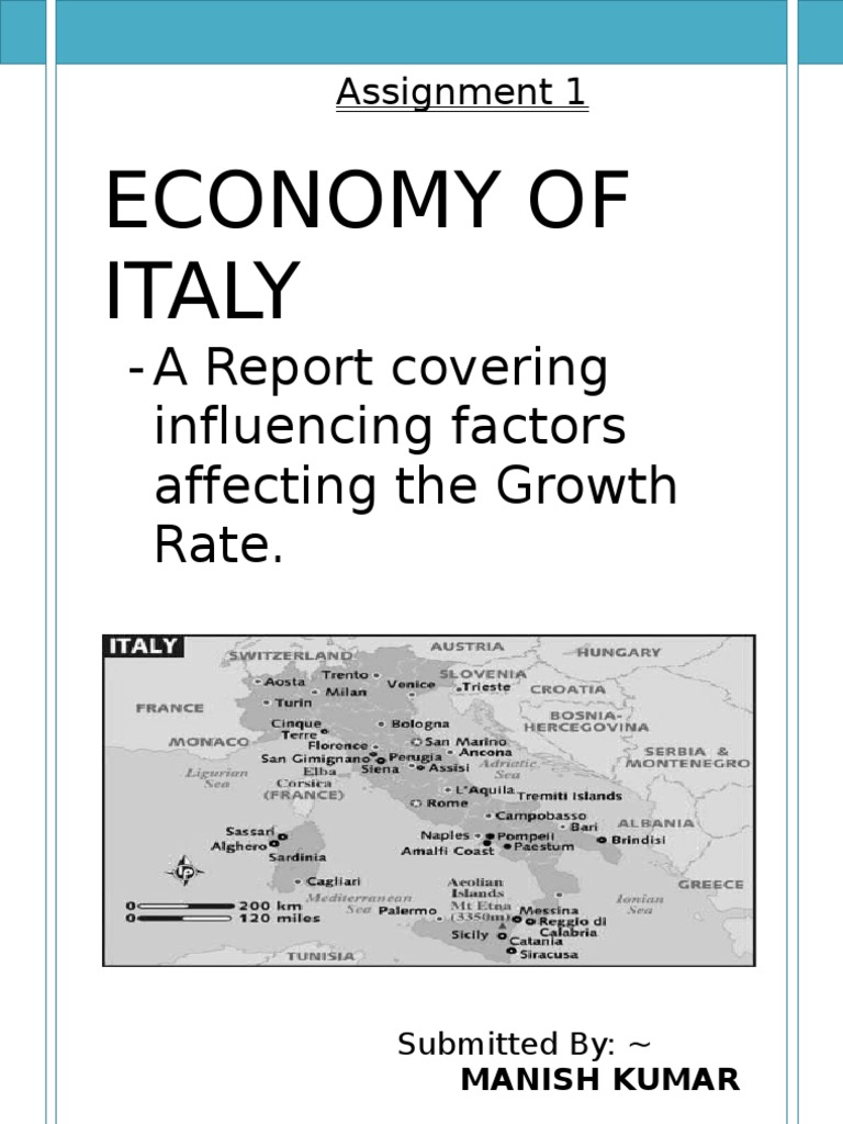 Italy's Economic Overview and Growth Factors | PDF | Politics | Social ...