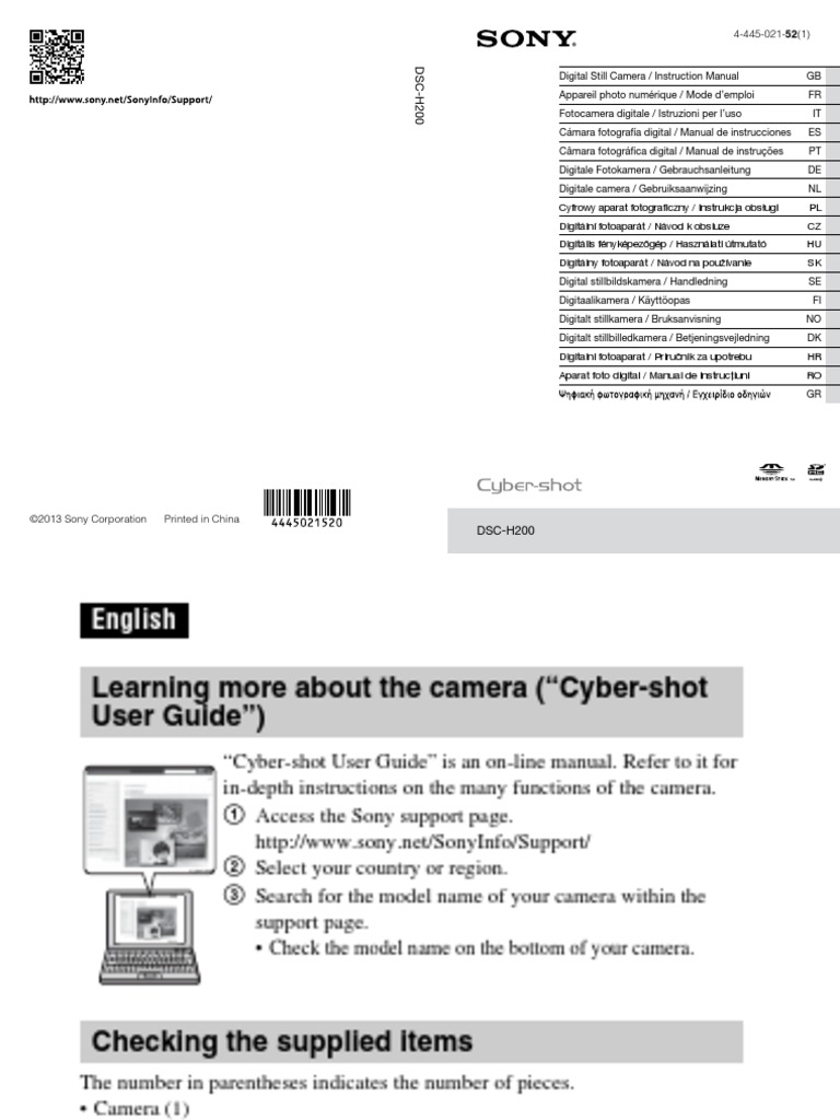 Sony DHC 200 | PDF | Secure Digital | Battery (Electricity)