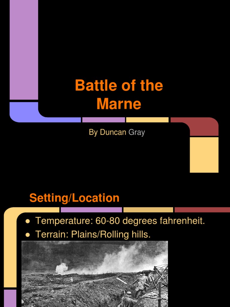 Battle of the Marne Overview | PDF | History