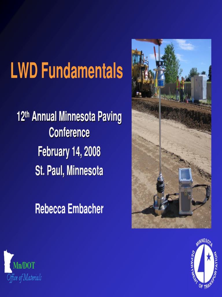 LWD Compaction Testing Overview | PDF | Engineering | Civil Engineering