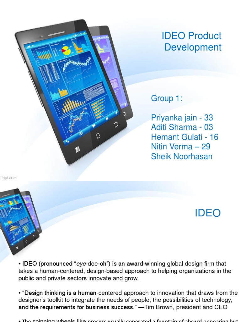 Group 1 Ideo | PDF | New Product Development | Brainstorming