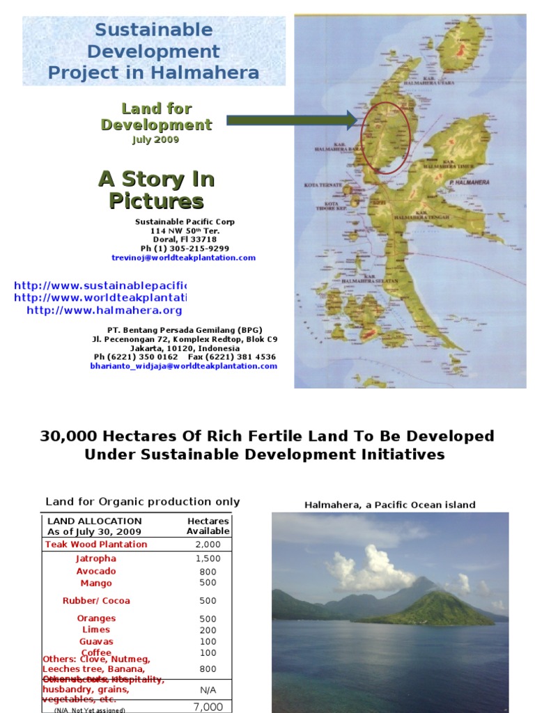 Land For Development in Halmahera. A Story in Pictures | PDF | Biofuel ...