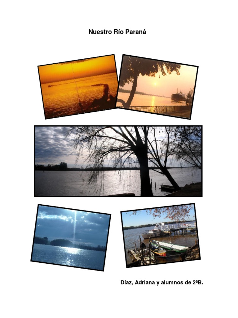 El Río Parana-2ºB | PDF | Agitación | Naturaleza