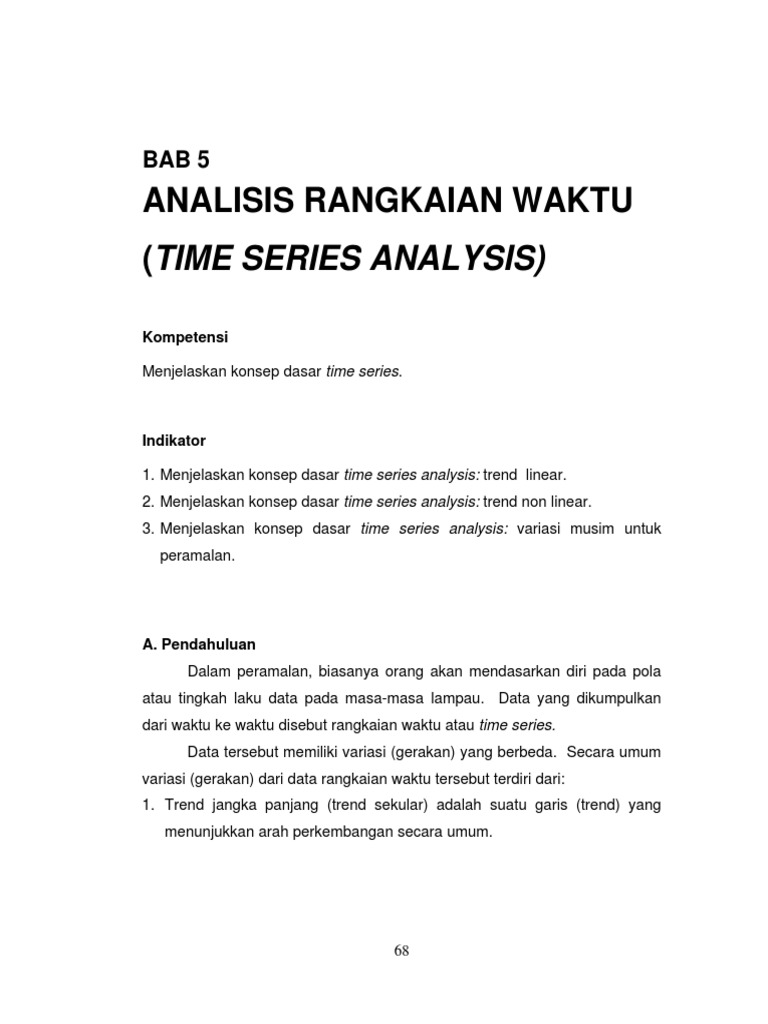 Time Series Analysis | PDF