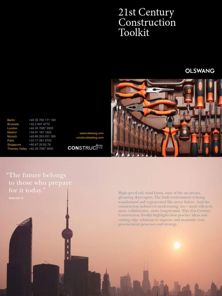 21st Century Construction Toolkit | PDF | Building Information Modeling ...