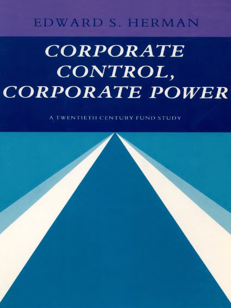 Corporate Control, Corporate Power | Externality | Oligopoly