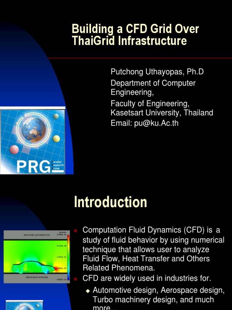 Building A CFD Grid Over Thaigrid Infrastructure | PDF | Grid Computing ...