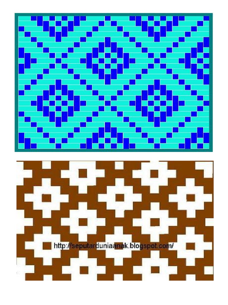 Contoh Motif Anyaman | PDF