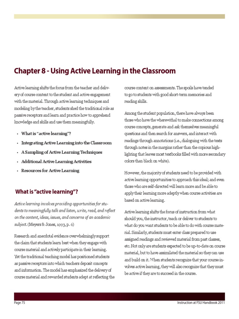 Active Learning | PDF