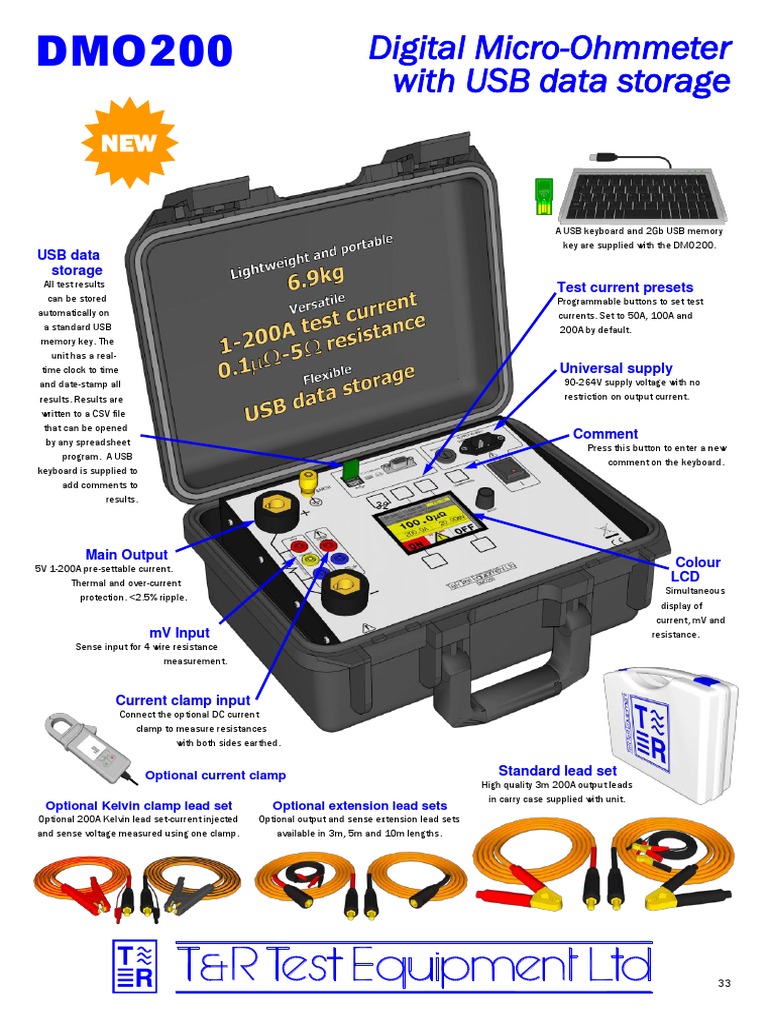DMO 200 Data Sheet Rev0a | PDF | Usb | Comma Separated Values