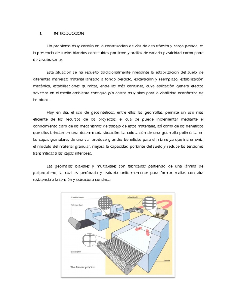 Beneficios de la Geomalla Triaxial | PDF | Rigidez | Aluminio