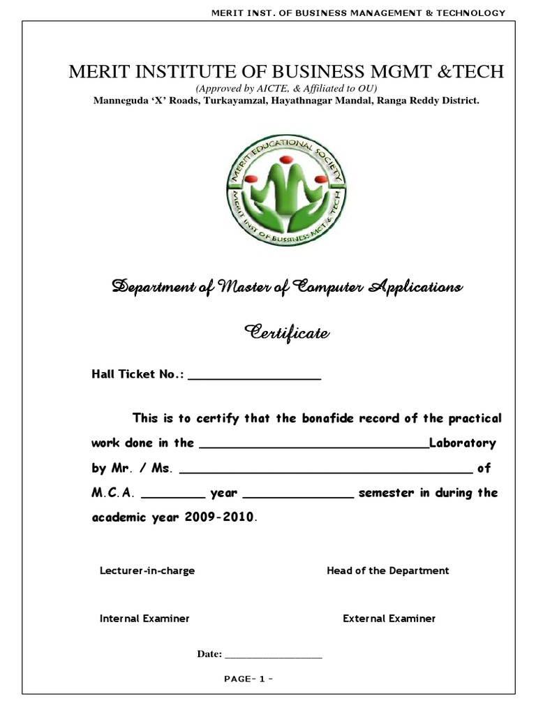 Mca II Dbms Osmania University Lab Record | PDF | Sql | Table (Database)