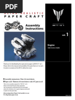 Supercharged V8 From Cardboard | PDF | Piston | Throttle