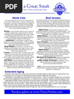 Retail Cuts of Beef and Cooking Methods | PDF