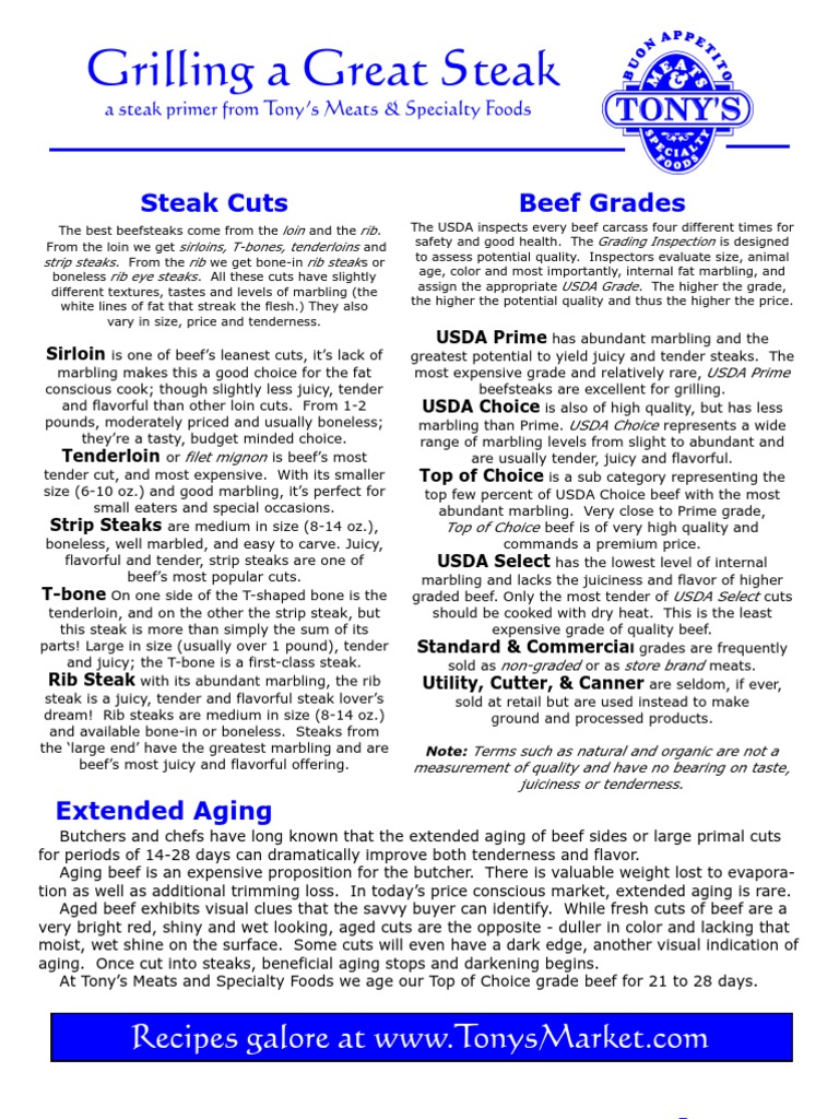 Steak | Download Free PDF | Beef | Steak