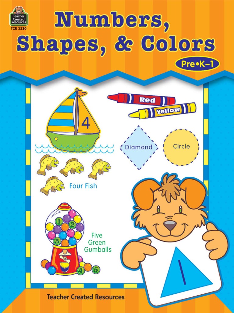 Numbers, Shapes, & Colors Standard E-Book | PDF | Green | Yellow