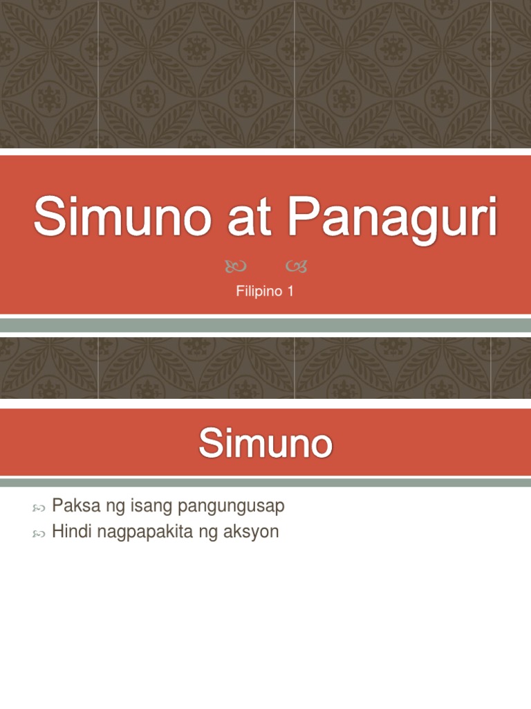 Simuno at Panaguri | PDF