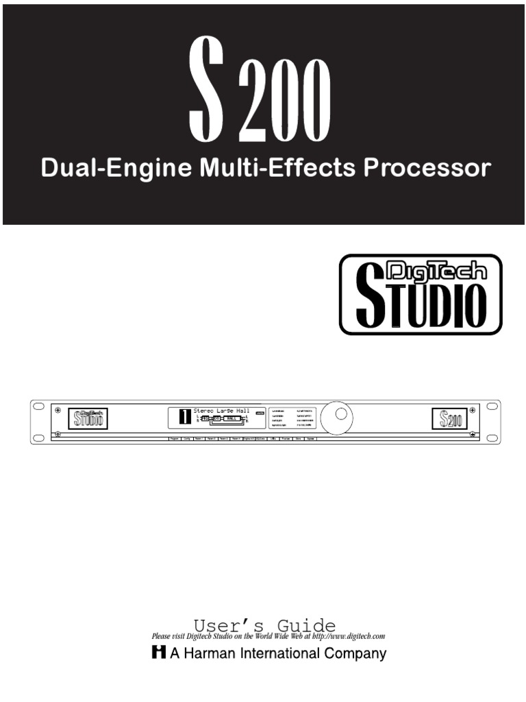 S 200 Manual | PDF | Ac Power Plugs And Sockets | Equalization (Audio)