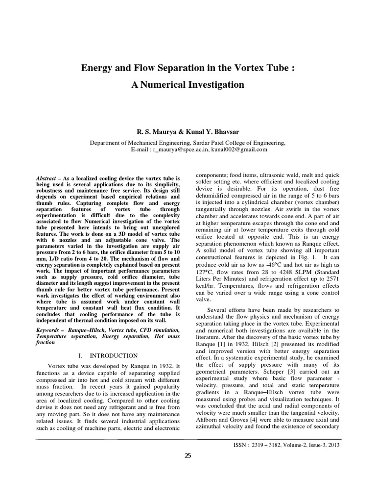 Energy and Flow Separation | PDF | Fluid Dynamics | Turbulence