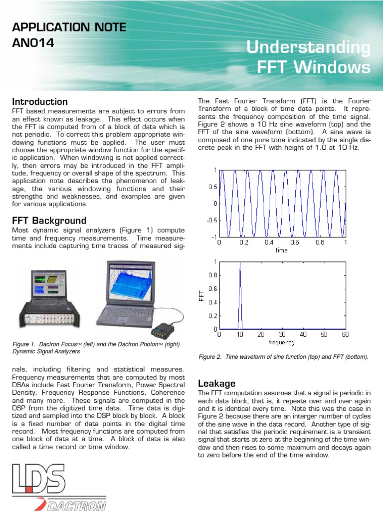 FFT Windows | PDF | Spectral Density | Digital Signal Processing