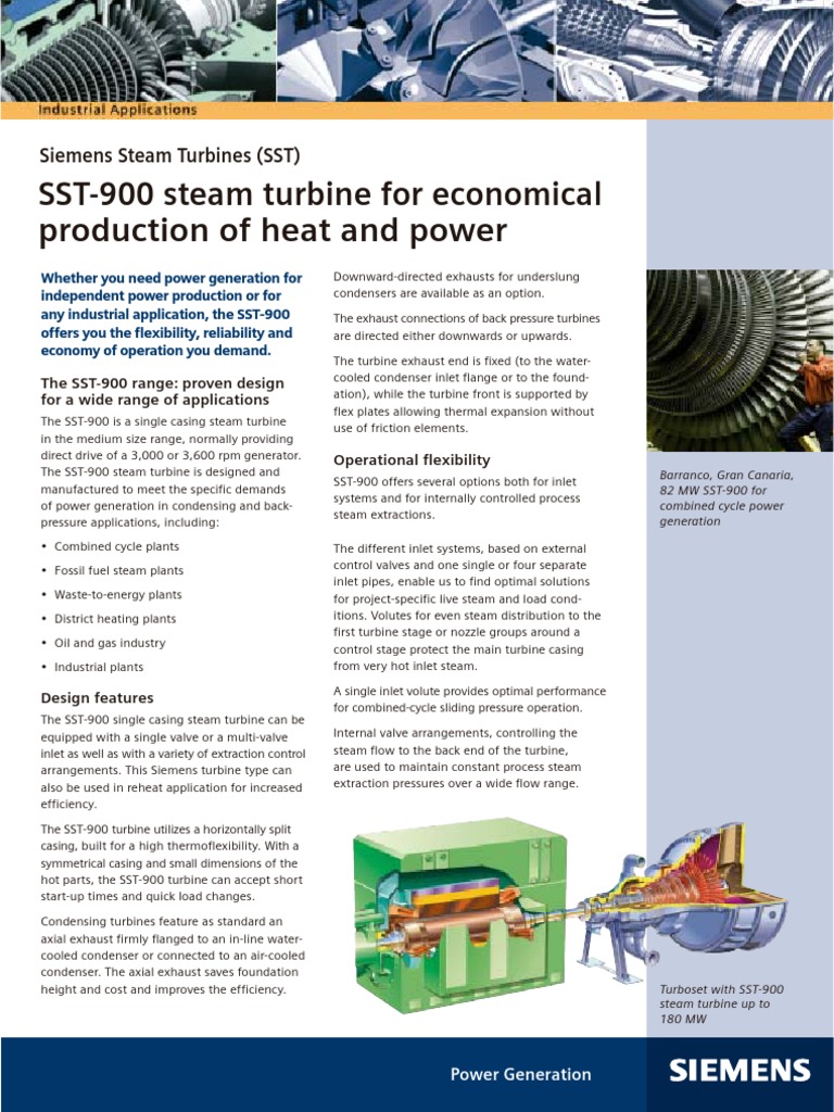 SST 900 | PDF | Power Station | Energy Technology